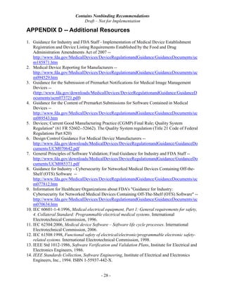 FDA Draft Guidance for Industry and Food and Drug Administration Staff ...