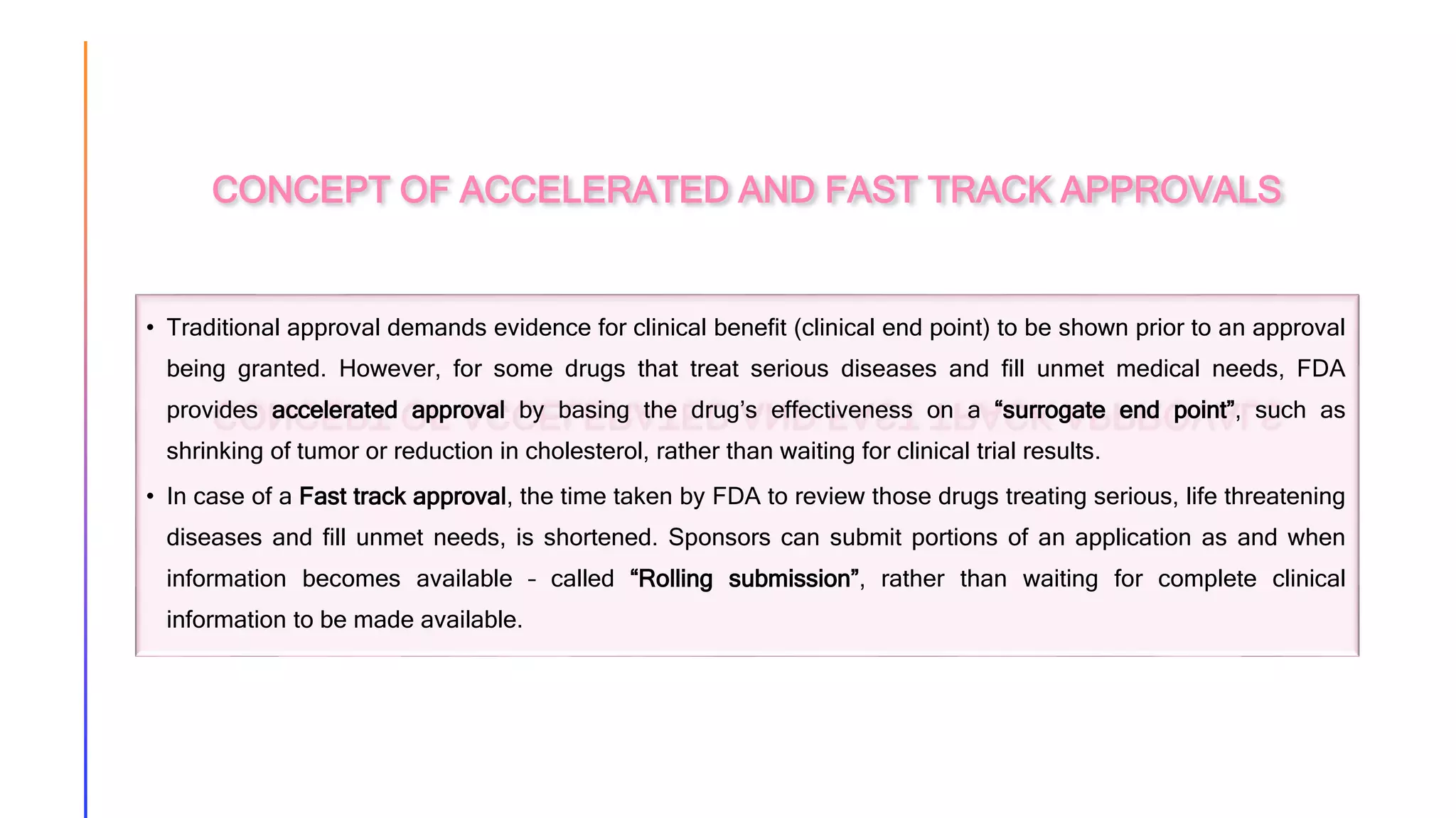 FDA drug approval and review process | PPTX
