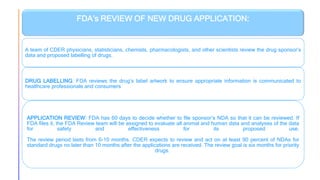 FDA drug approval and review process | PPTX