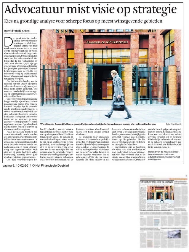 Advocatuur mist visie op strategie | PDF