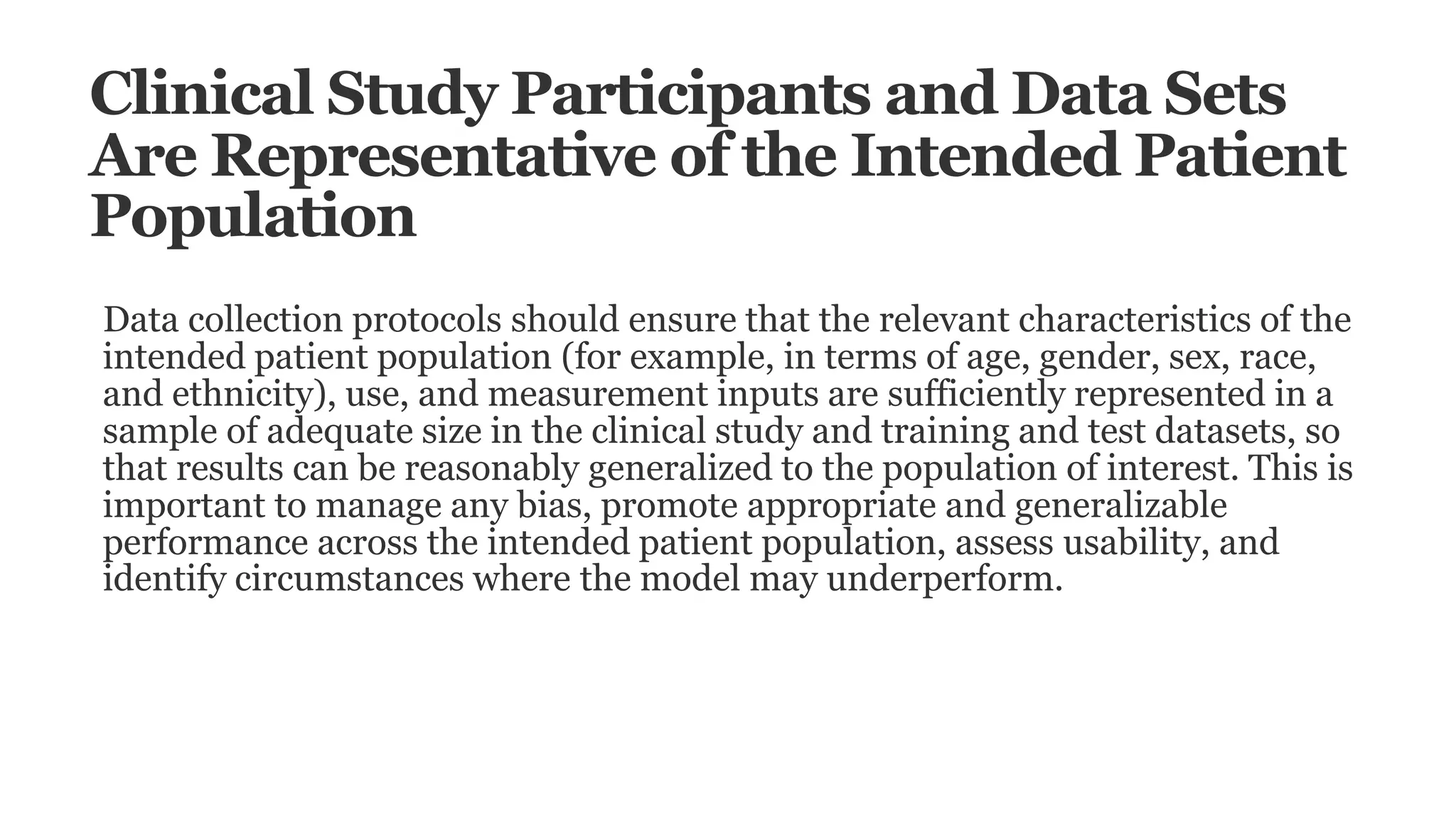 FDA Good Machine Learning Practices | PPTX