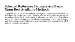 FDA Good Machine Learning Practices | PPTX