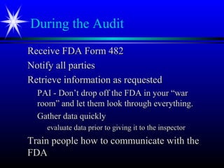 Fda Inspection | PPT