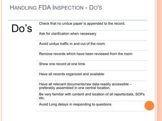 FDA Inspection Readiness.pptx