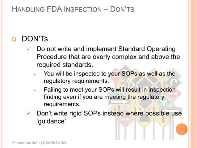 FDA Inspection Readiness.pptx | Recalls | Consumer Issues