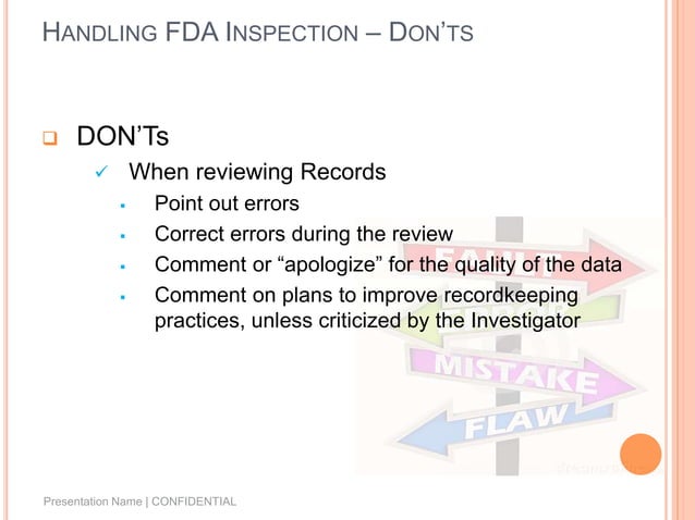 FDA Inspection Readiness.pptx | Recalls | Consumer Issues