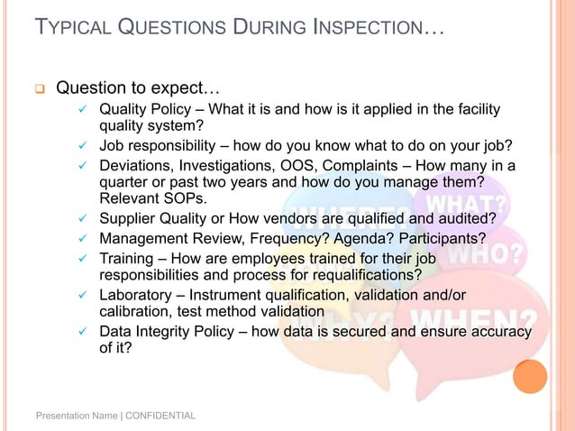 FDA Inspection Readiness.pptx | Recalls | Consumer Issues