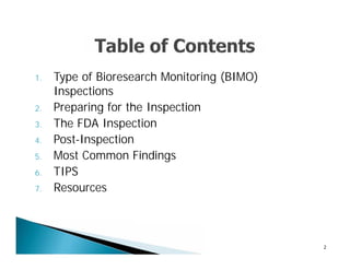 FDA Inspections ( How to Survive an FDA Inspection).ppt