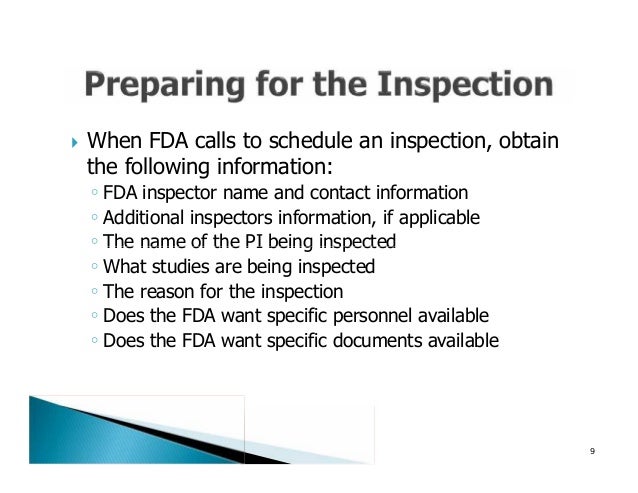 FDA Inspections ( How to Survive an FDA Inspection).ppt