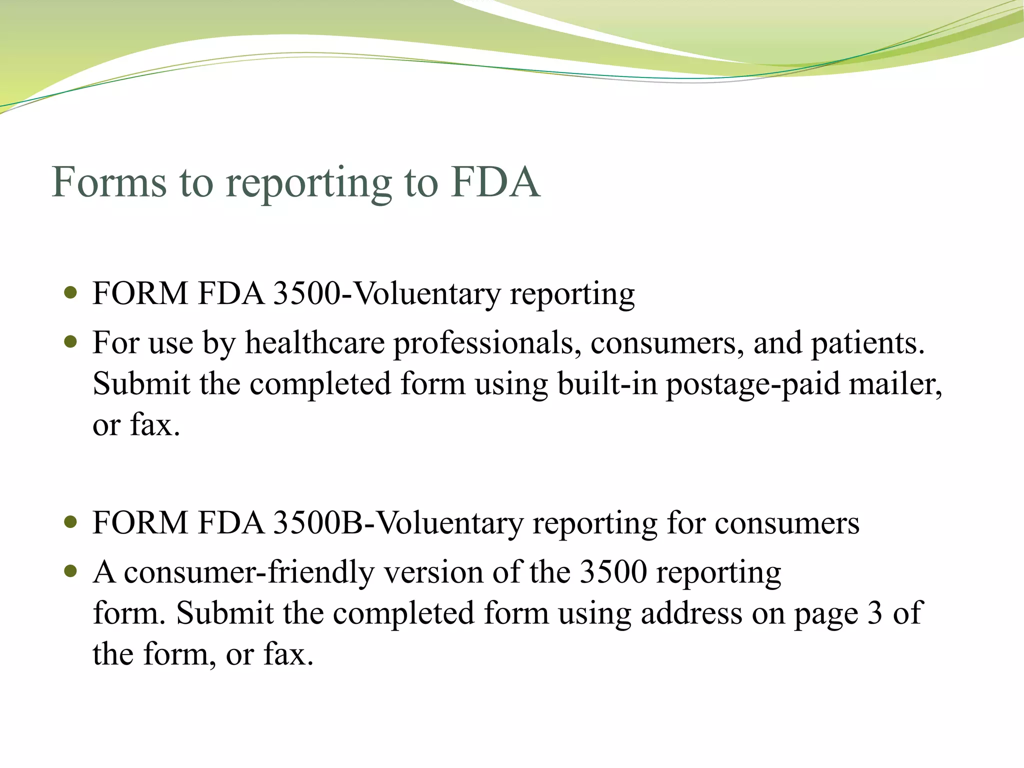 Fda med watch | PPTX