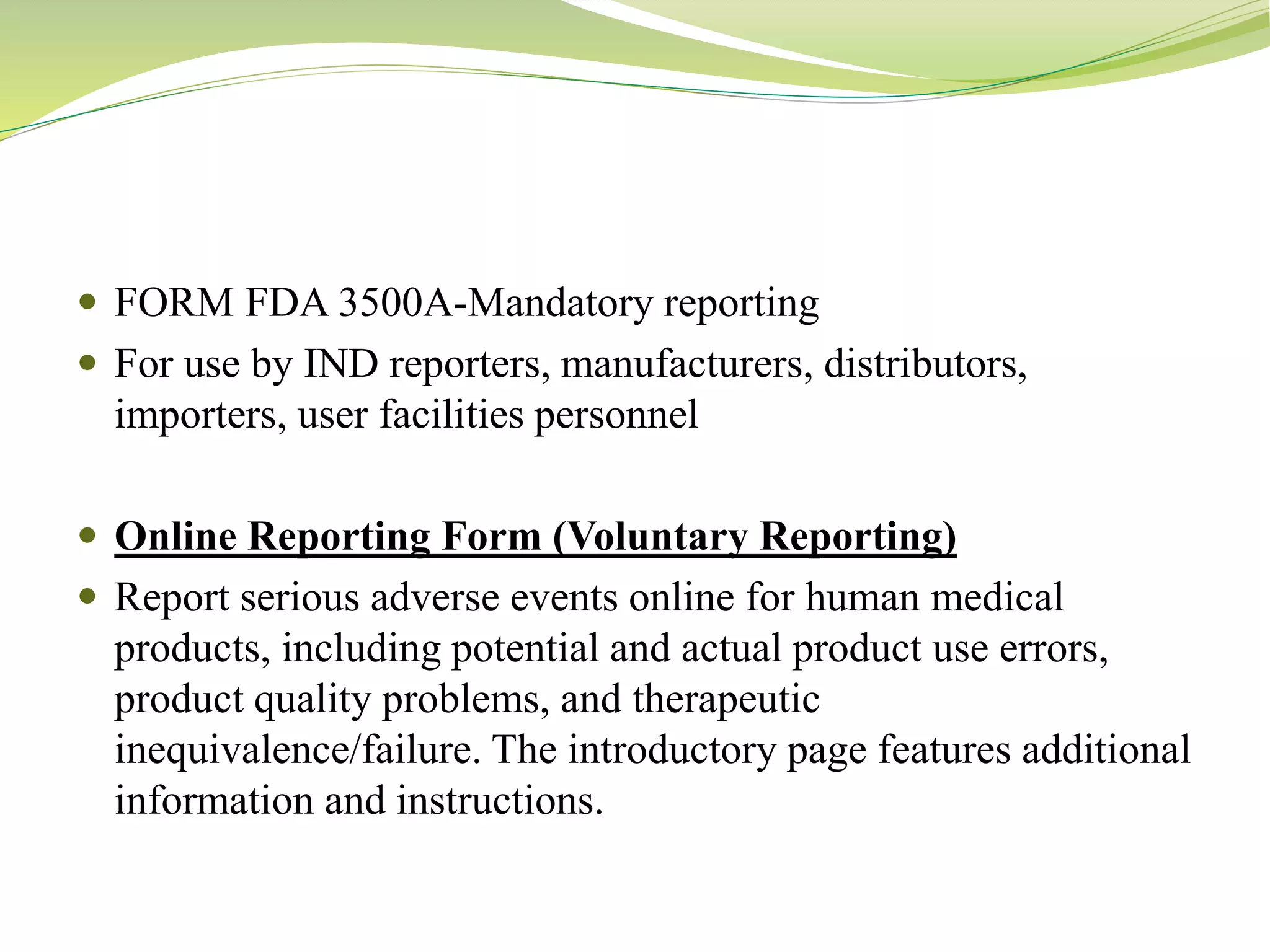 Fda med watch | PPTX
