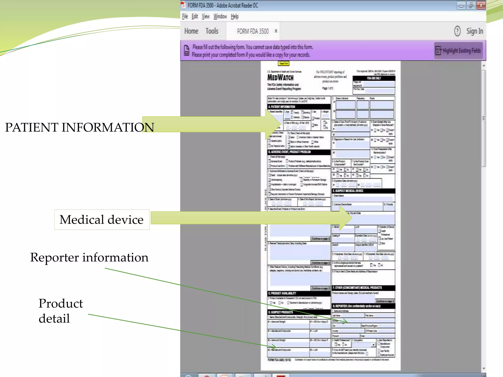 Fda med watch | PPTX