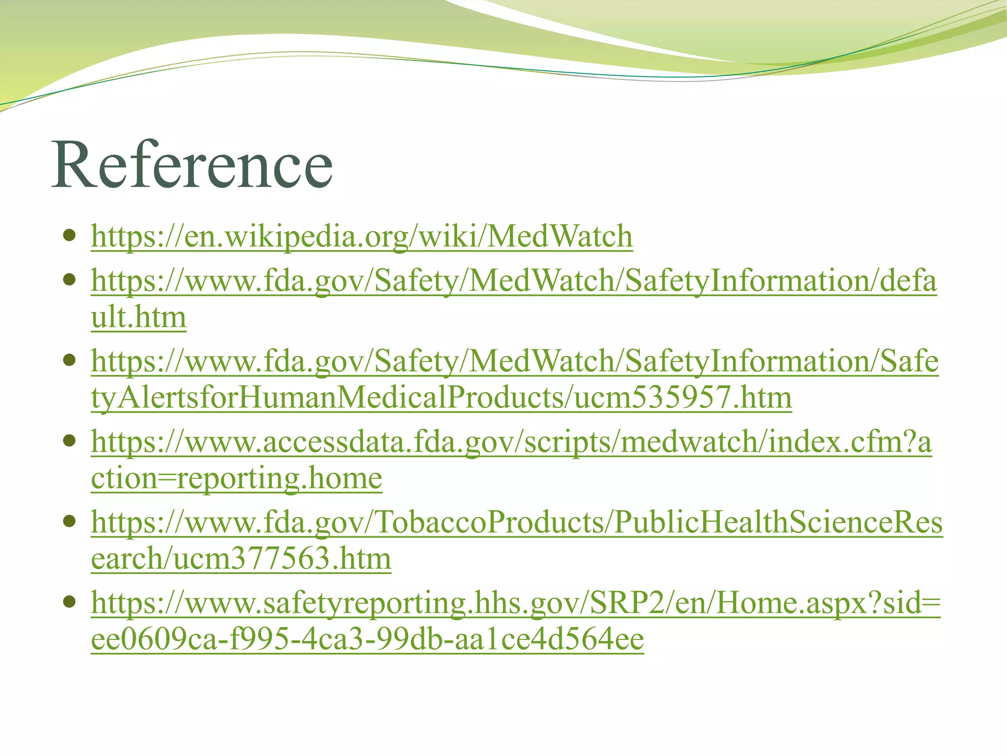 Fda med watch | PPTX