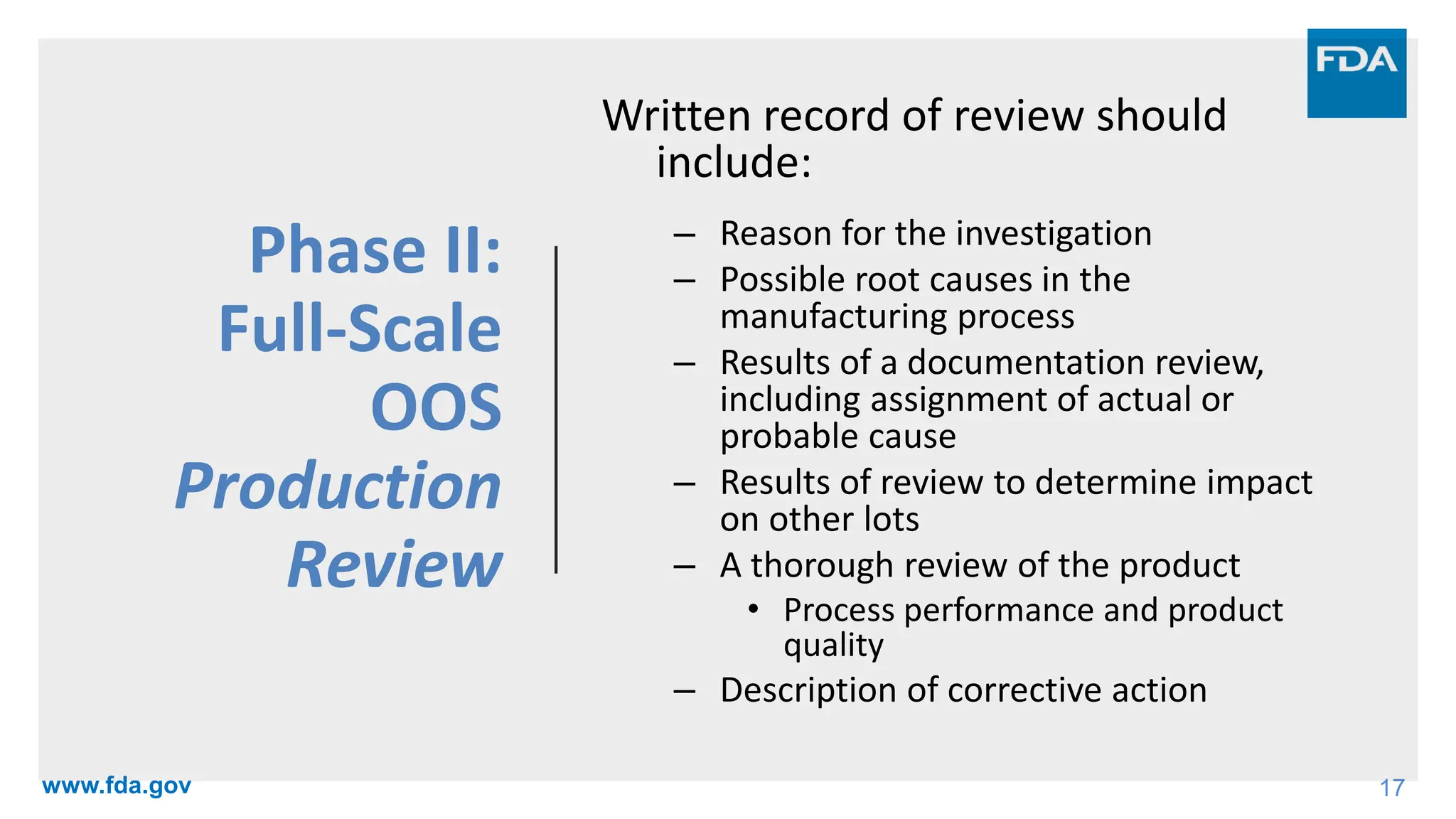 FDA OOS investigation India (Out of Specifications).pdf