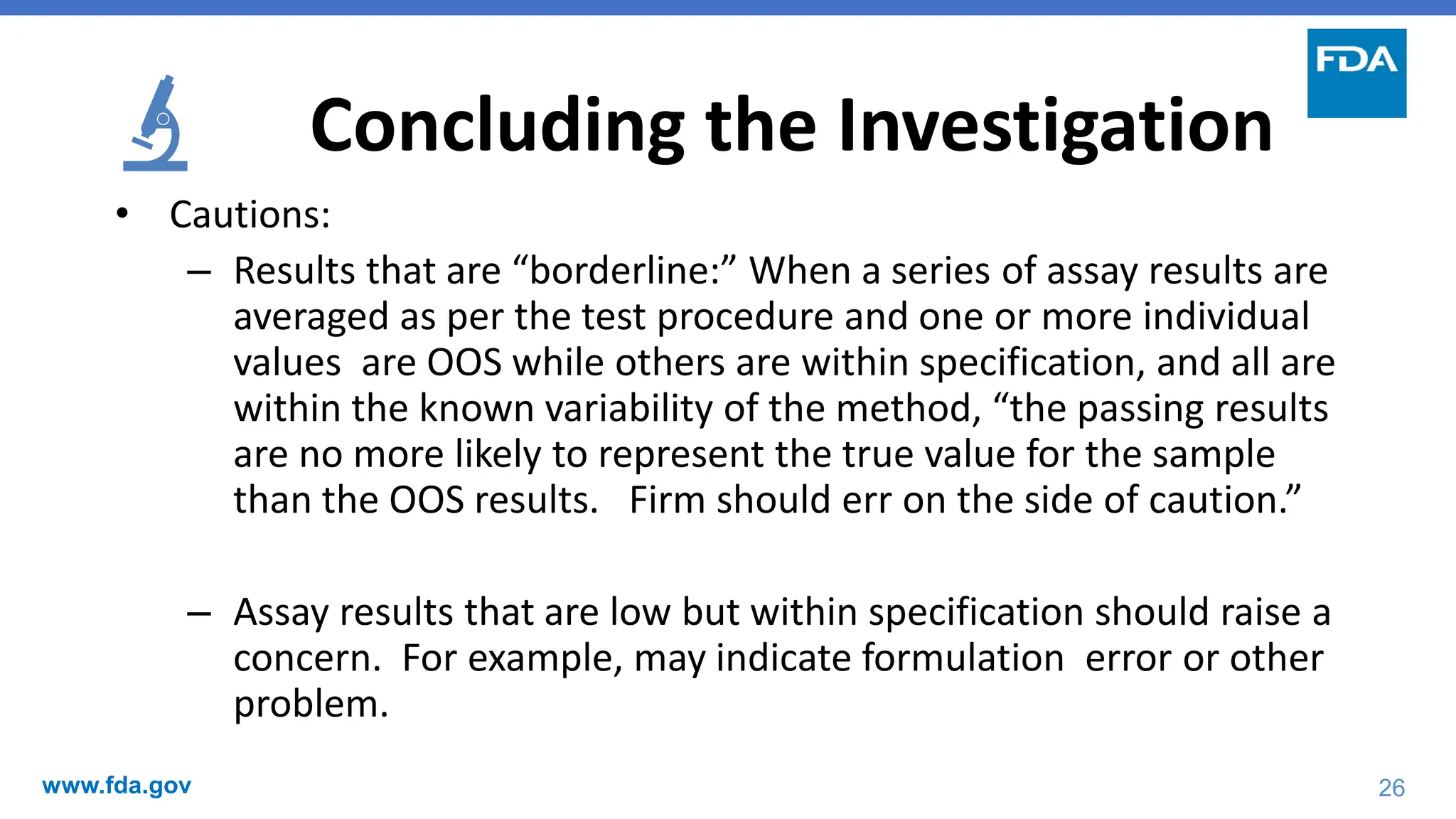 FDA OOS investigation India (Out of Specifications).pdf
