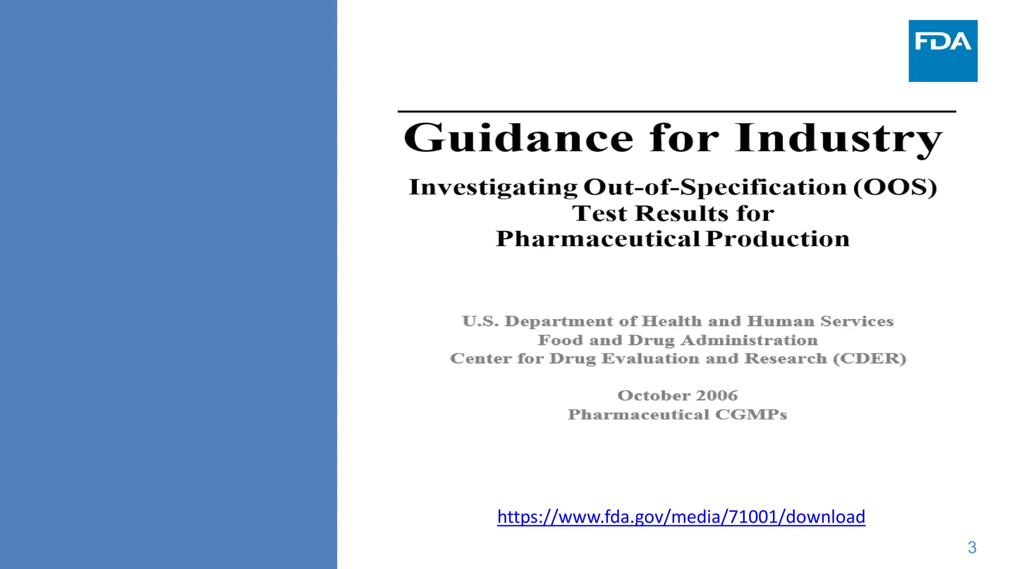 FDA OOS investigation India (Out of Specifications).pdf