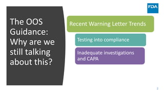 FDA OOS investigation India (Out of Specifications).pdf