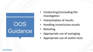 FDA OOS investigation India (Out of Specifications).pdf