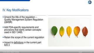 QMSR Harmonization: The Future of FDA's Quality Management System ...