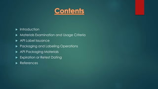 Fda regulations for pharmaceutical packaging | PPTX