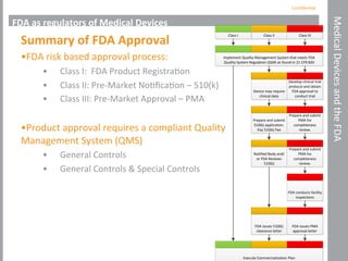 FDA Regulations and Medical Device Pathways to Market | PDF