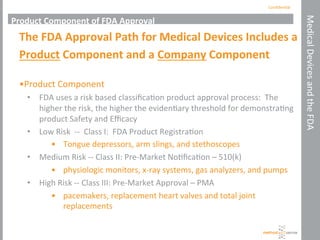 FDA Regulations and Medical Device Pathways to Market | PDF