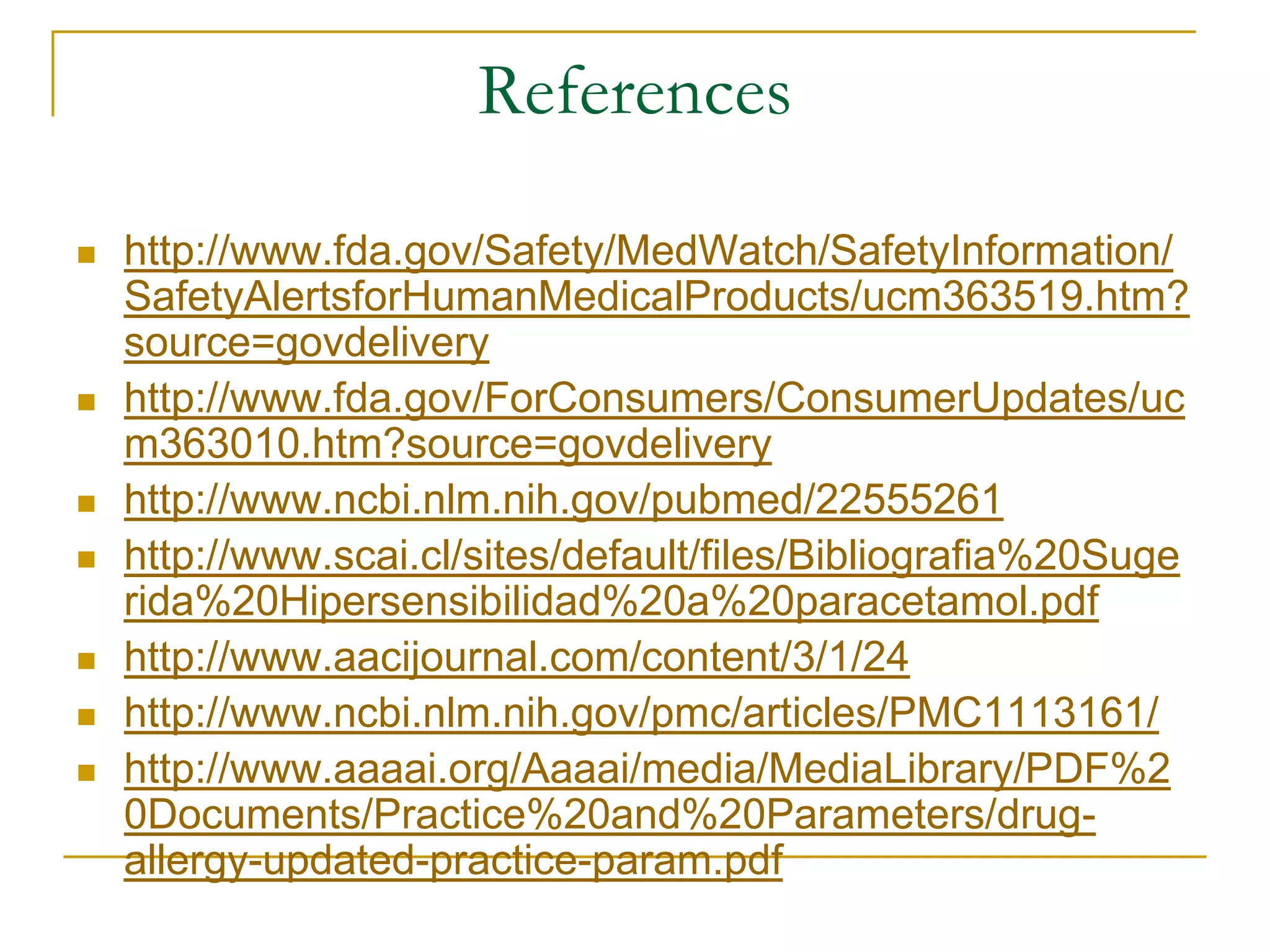 FDA's advice on_acetaminophen_(paracetamol)_associated serious skin ...