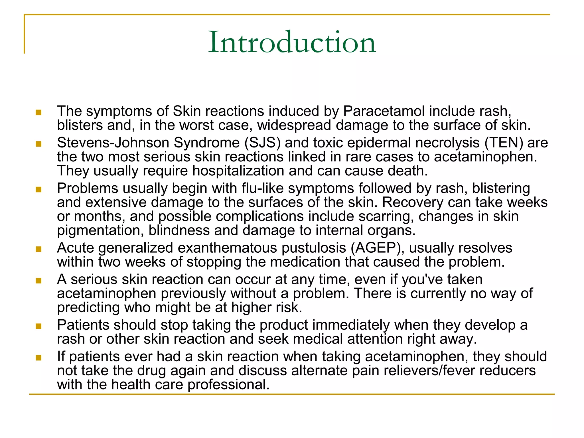 FDA's advice on_acetaminophen_(paracetamol)_associated serious skin ...