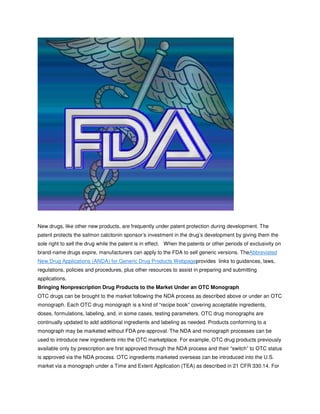 FDA’s drug review process | PDF
