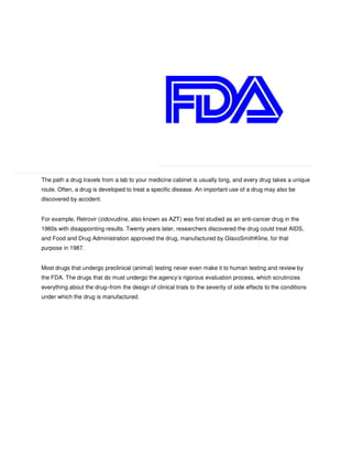FDA’s drug review process | PDF