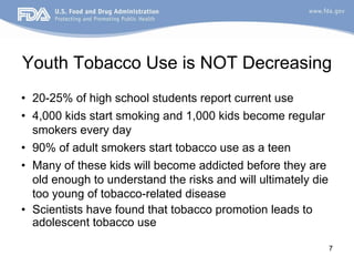 FDA Tobacco Slide Presentation | PPT