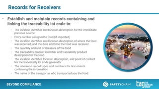 FDA's Proposed Food Traceability Rule: 7 Things to Know Right Now | PDF ...