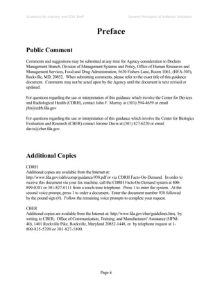 Fda software validation | PDF