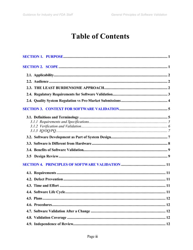 Fda software validation | PDF