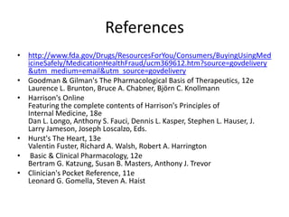 Fda's warning on xzone premium | PPT