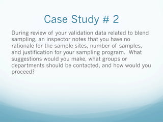 Fda validation inspections | PDF