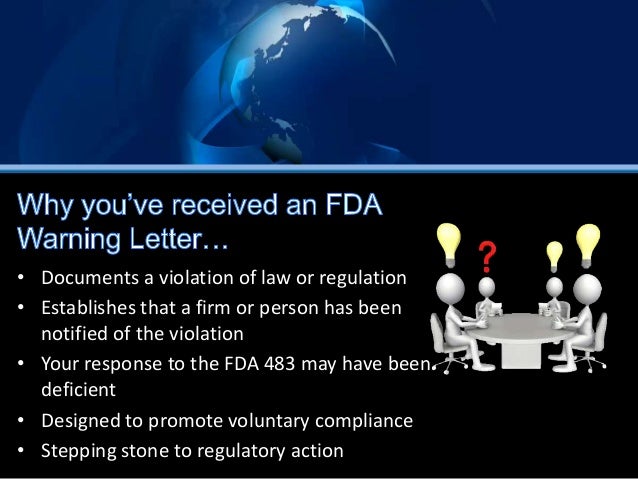FDA Warning Letter