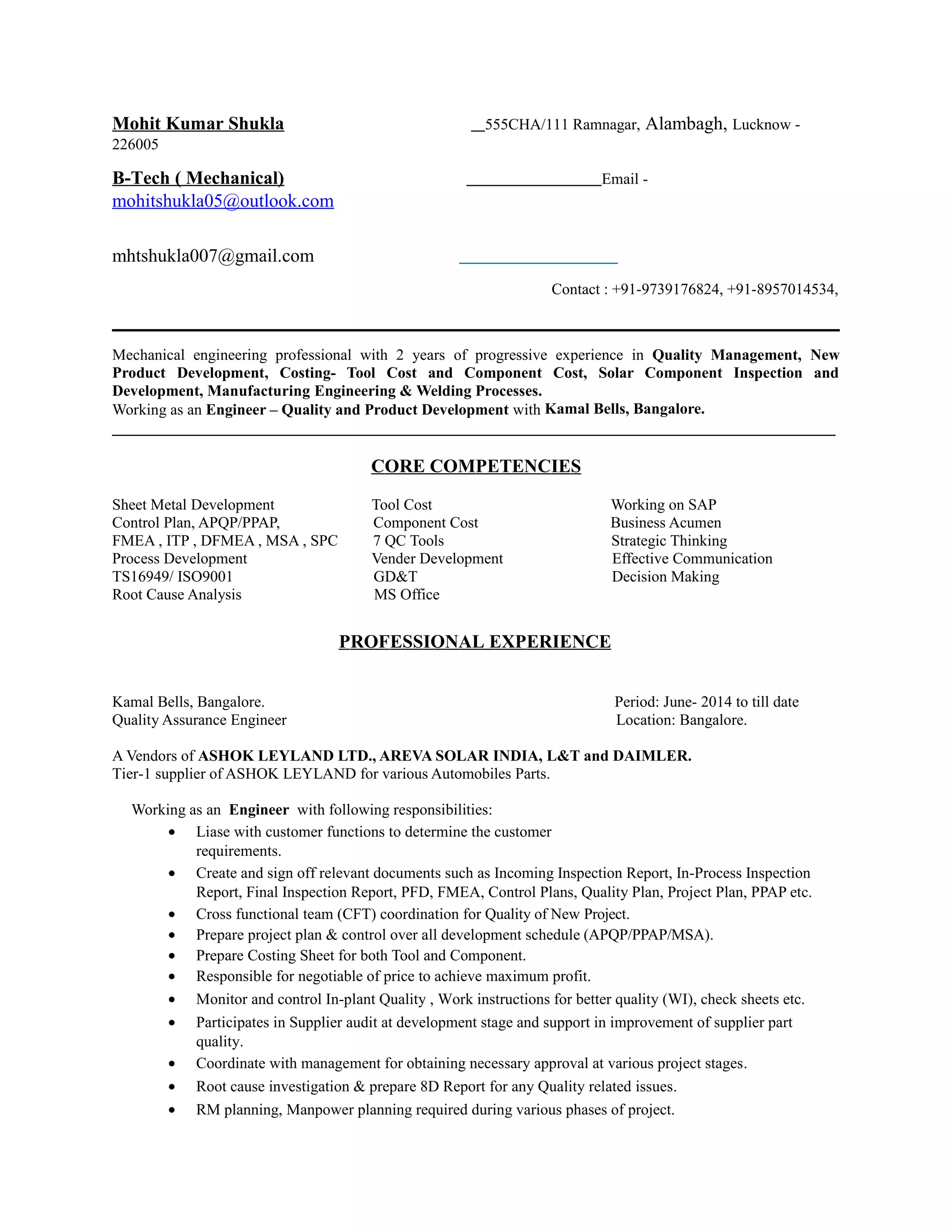 Resume - Copy 1 | DOC