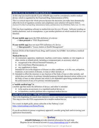 free mHealth Checklist | PDF
