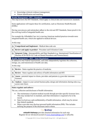 free mHealth Checklist | PDF