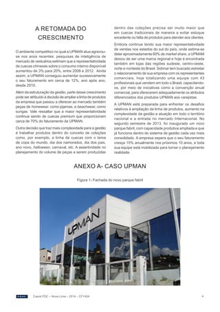 FDC - Estudo de Caso da marca UPMAN | PDF