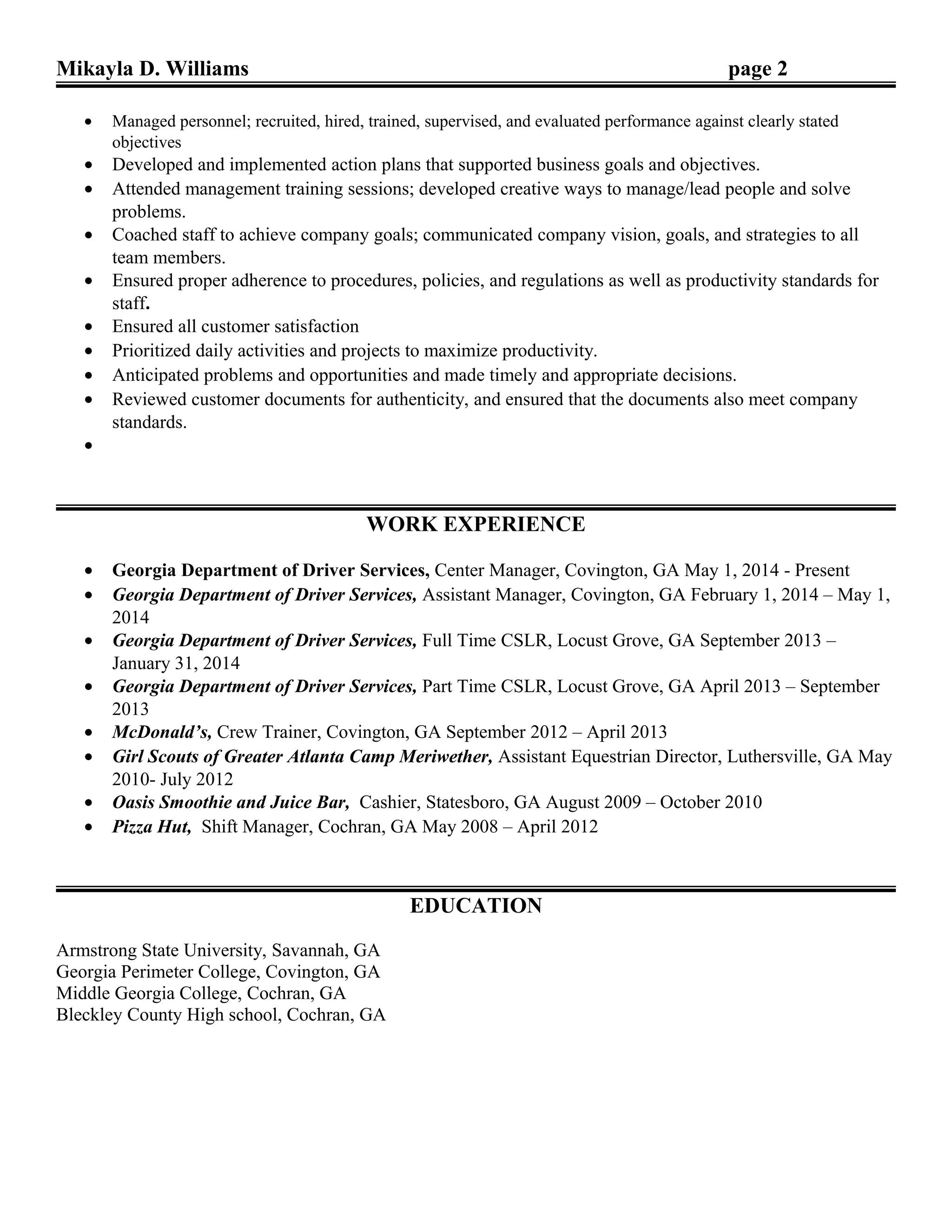 Mikayla_Williams'_Resume | DOC