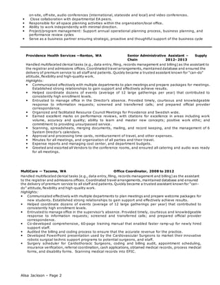 Administrative Assistant[1] | DOCX | Resume Writing and Advice | Job Search