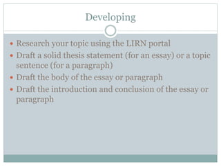 ENG 105 Module 1 PPT | PPSX