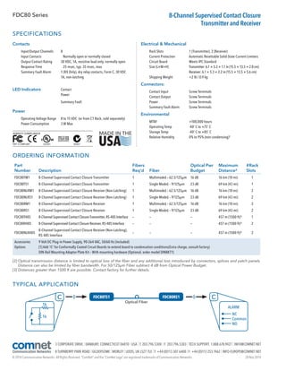 ComNet FDC80NLRM1 Data Sheet | PDF | Computer Networking | Computing