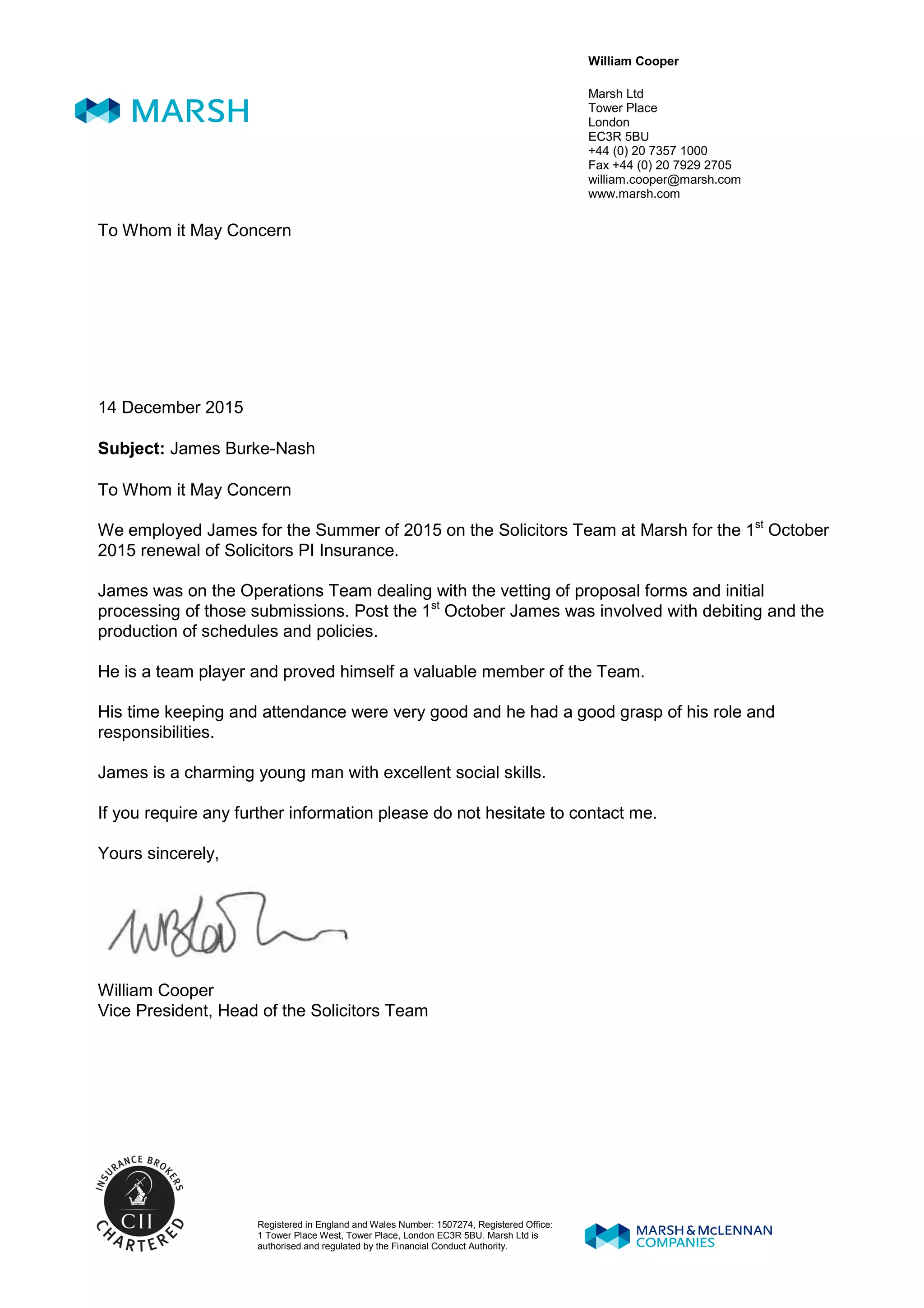 REFERENCE - MARSH James Burke-Nash | PDF