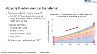 A Distributed Approach for Bitrate Selection in HTTP Adaptive Streaming | PPT