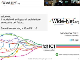 Wide-Net.org - fdtICT 2013 | PDF