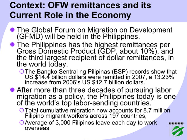 FDC presentation for Migrants | PPT