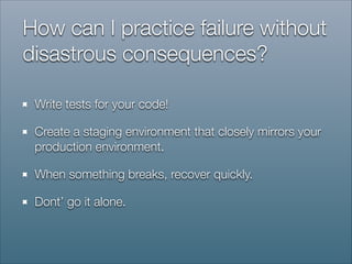 Failure Driven Development | PPT